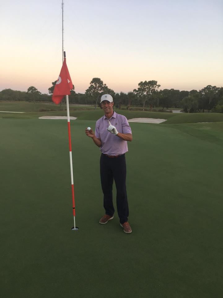 Our New Pro, Andrew, with his First Hole in One at Redstick Gc , Vero ...