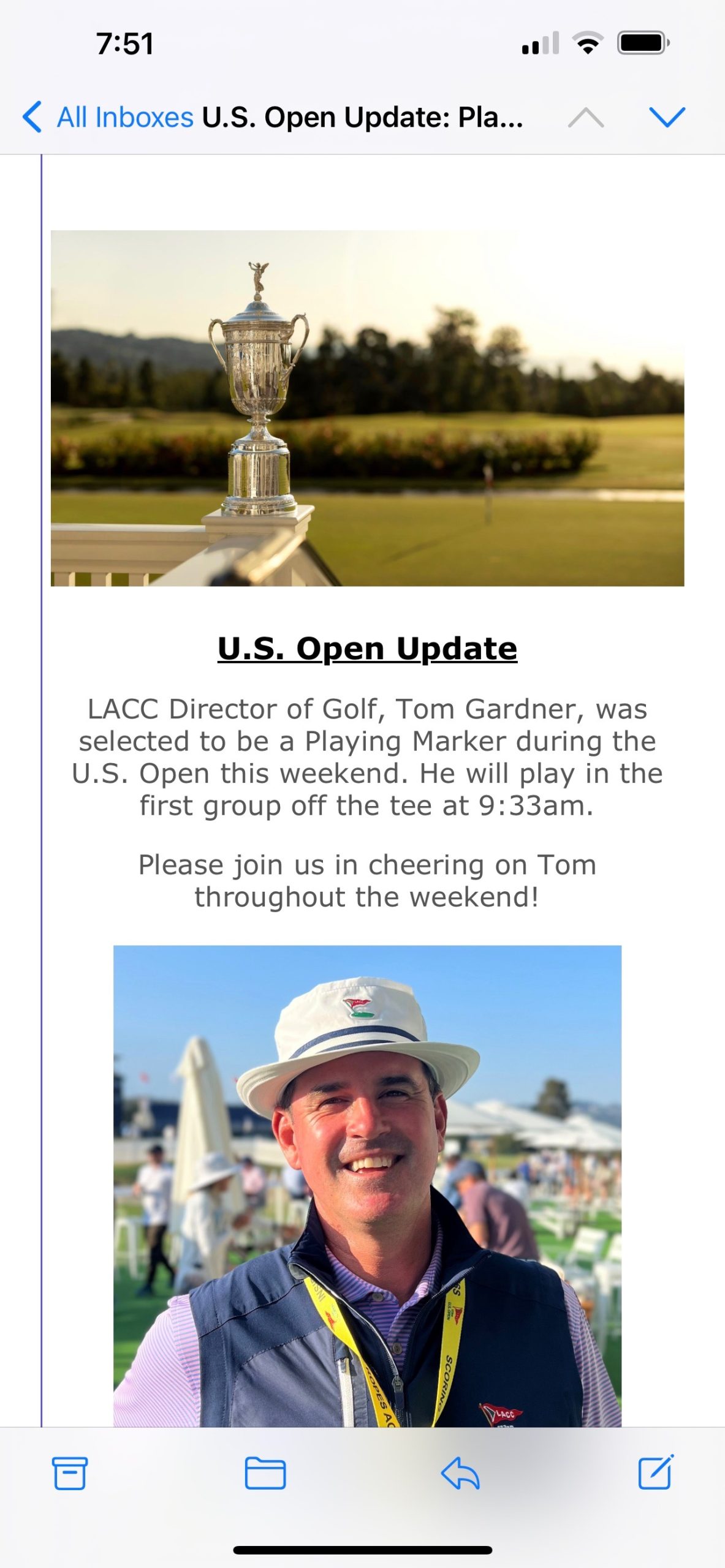 News from the Manager - The Edgartown Golf Club