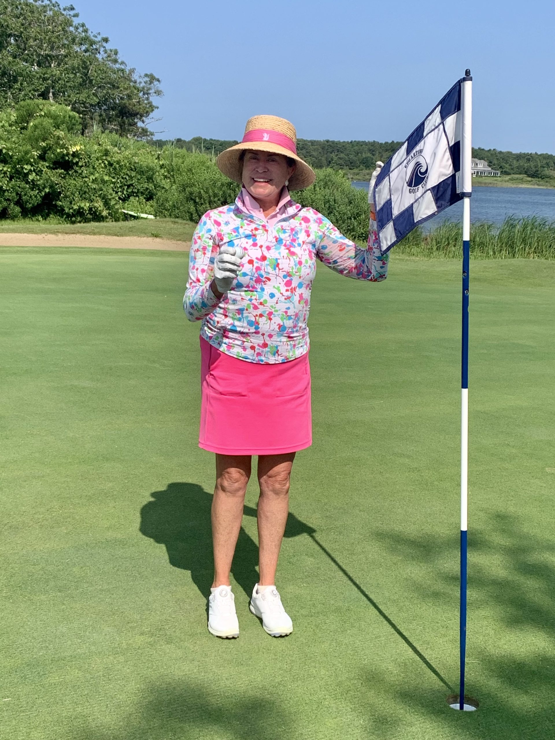 Nancy Caraboolad; Hole in One #8 (her first) - News from the Manager